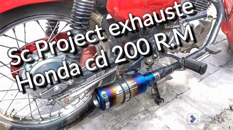 Honda Cd 200 Exhauste Sound Sc Project 2 Into 2 Youtube
