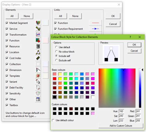 Using Colour Blocks To Visually Group Elements In A Collection Using Collections To Group