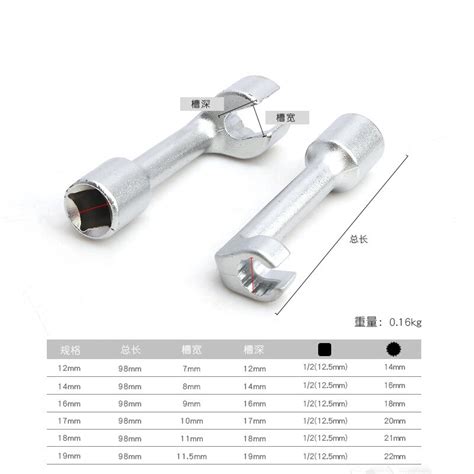 1 2 Drive L Type Open Ended Ring Wrench Socket Se Vicedeal
