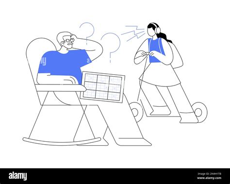 Generation Gap Abstract Concept Vector Illustration Stock Vector Image