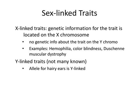 Sex Linked Dominant Traits Lokasinthailand