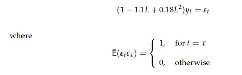 Solved Is The Following Ar 2 Process Covariance