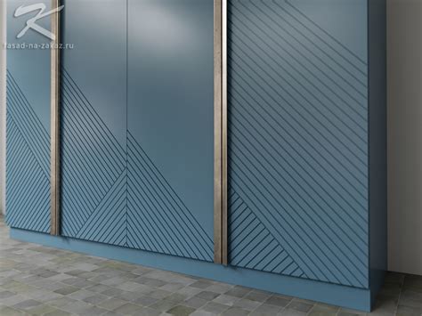 Фрезерованные фасады МДФ с нестандартными фрезеровками рифленые от Колор