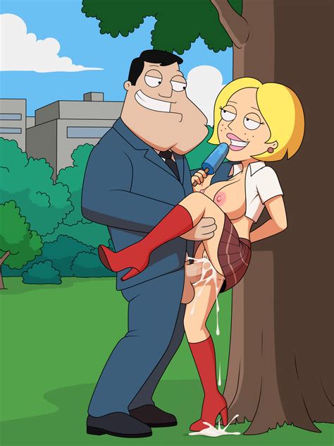 Rule 34 Accurate Art Style Age Difference American Dad Boots Breasts