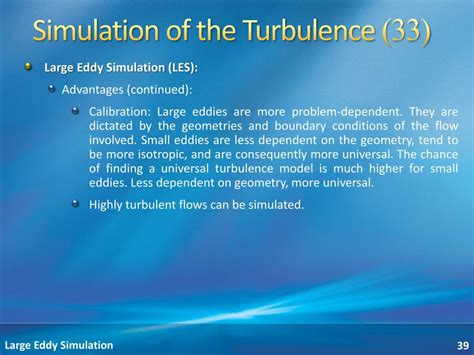Ppt Large Eddy Simulation Powerpoint Presentation Free Download Id