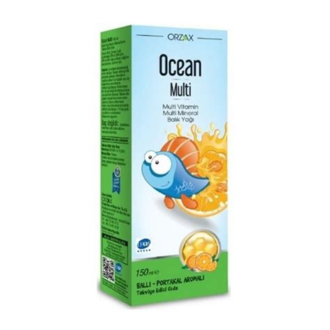 Orzax Ocean Multi Syrup 150 Ml Honey Orange