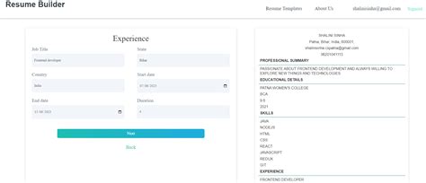 github shalinisinha22 resume builder this project will help you through the process that can