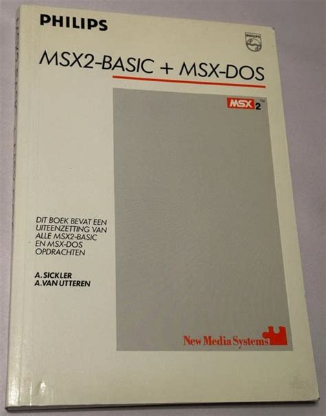 Philips Msx2 Basic Msx Dos Dutch Instruction Booklet Vintage 1986 Manual £4644 Picclick Uk
