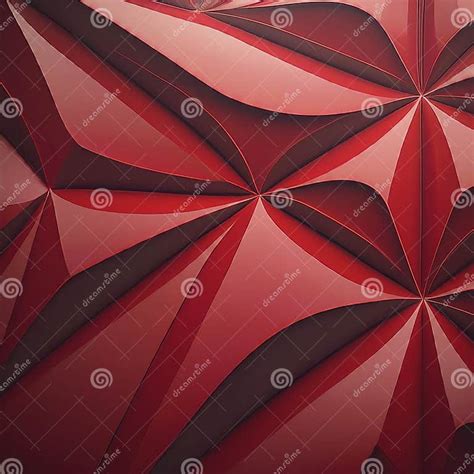Red Interlocking Hexagons Pattern Stock Illustration Illustration Of