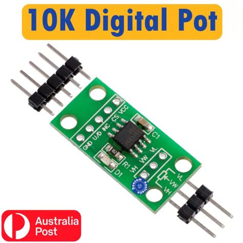X9c103s Digital Potentiometer Board Module Dc3v 5v Arduino Compatiable 645 Picclick Au