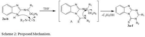 Ultrasound Synthesis Of Benzimidazolo 1 3 5 Triazine Derivatives And Their Anti Histamine And