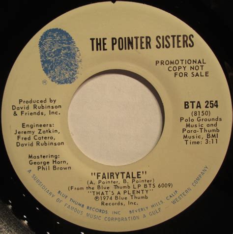 Fairytale By The Pointer Sisters Single Country Pop Reviews Ratings Credits Song List