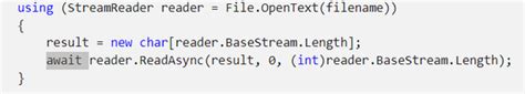 Using Net Streamreader Readasync Ni Community