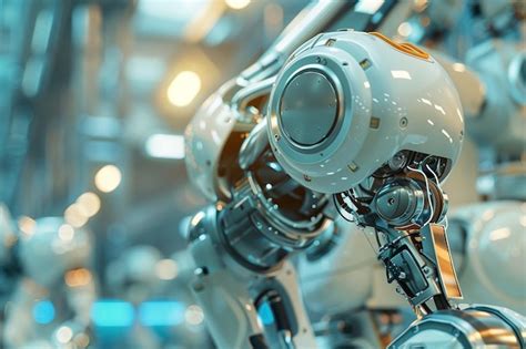 Nextgen Ai Robotics In Manufacturing Premium Ai Generated Image
