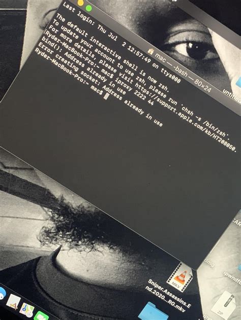 When Ever I Type Iproxy 2222 44 I Always Got Address Already In Use And Error Creating Socket