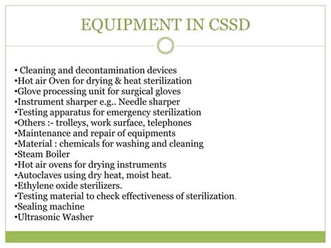 Cssd Pptx Healthcare Industry Industries