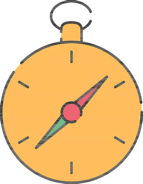 Colorful Compass Icon In Flat Style 24457044 Vector Art At Vecteezy