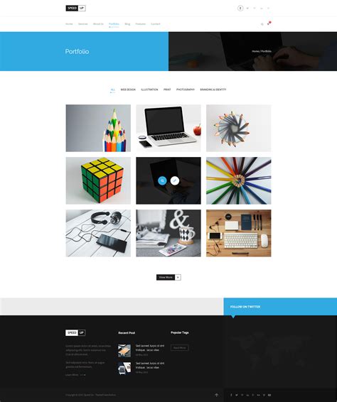 Speed Up Multipurpose Bootstrap Psd Template By Kamleshyadav Themeforest