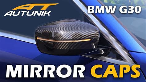 Carbon Fiber Mirror Caps Installation For Bmw G30 G11 G12