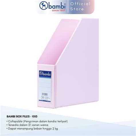 Jual Bambi Box File Magazine Mid Size 8 Cm All Colour Box Arsip Box Storage Box Dokumen Kode 113