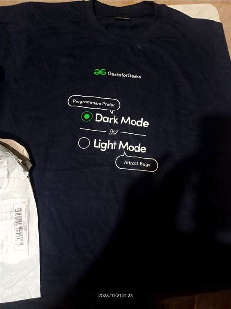 🌟 Thrilled And Excited To Share That Ive Just Received My Coveted Gfg Tshirt Nikhil Davaggar