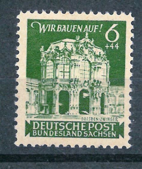 Sbz Minr 64 Mehrere Prüfvermeke Identifizierung Und Wertbestimmung Von Briefmarken