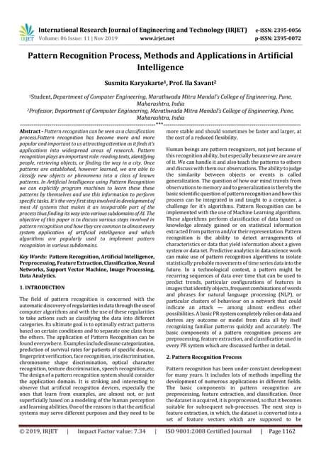 Btech Pattern Recognition Notes Pdf