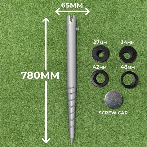 Multi Use Ground Screw Net World Sports