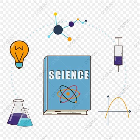만화 일러스트 과학 교육 주제 요소 색깔 만화 과학 Png 일러스트 및 Psd 이미지 무료 다운로드 Pngtree