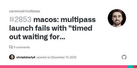 Macos Multipass Launch Fails With Timed Out Waiting For Response