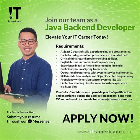It Americano Inc On Linkedin Backenddeveloper Javadeveloper Itjobs Remotework Itamericano