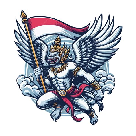 Garuda Wisnu Kencana Premium Ai Generated Vector