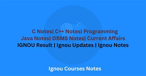 Ignou Assignments Question Pdf Available For All Semester