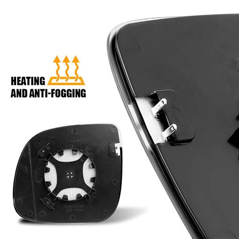 Right Side Door Mirror Glass Backing Plate Heated Convex For Vw Amarok