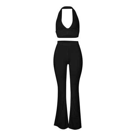 Szxzygs Womens Sweatsuits 2 Piece Set Women 2024 Summer Short Sleeve Wrap V Neck Crop Tops Wide