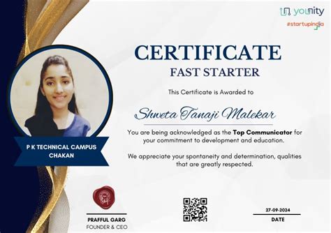 Shweta Malekar On Linkedin Im Excited To Share That I Have Successfully Completed My