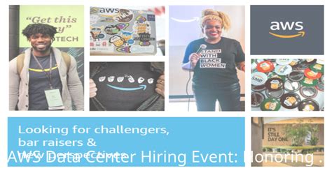 nisha gurnani on linkedin aws data center hiring event honoring black history month
