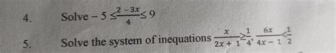 Solve Question No 4 And 5 Brainly In