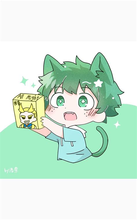 Bnha Deku Sticker By Theanimewolf Anime Chibi Anime Character