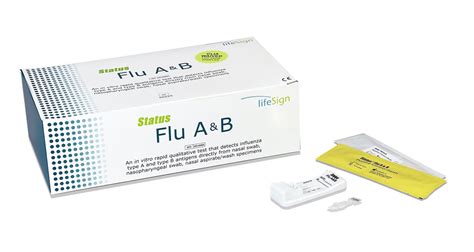 Status Flu Aandb 25 Tests Clia Waived For Swab Specimens Lifesign