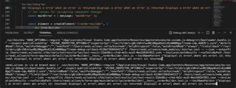 Debugging An Individual Lwc Test Doesnt Work If The Total Output Exceeds 1024 Characters