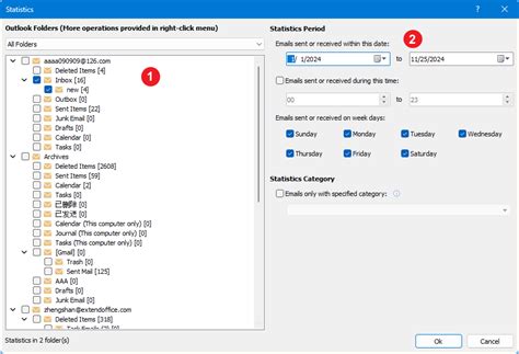 How To Show The Number Of Unread Items Including Subfolders In Outlook