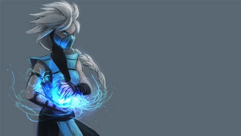 Crossover Frozen Movie Mortal Kombat Princess Elsa Sub Zero Simple Background Wallpapers