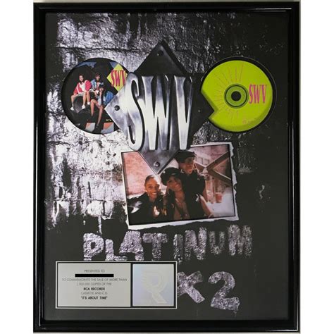 Swv Its About Time Riaa 2x Multi Platinum Album