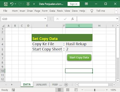 Cara Copy Semua Data Sheet Excel Ke File Excel Lain Otomatis Dengan Coding VBA Excel Dot EXcel