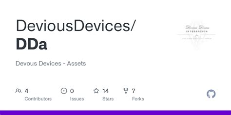 DDa Devious Devices Assets Esm At Master DeviousDevices DDa GitHub