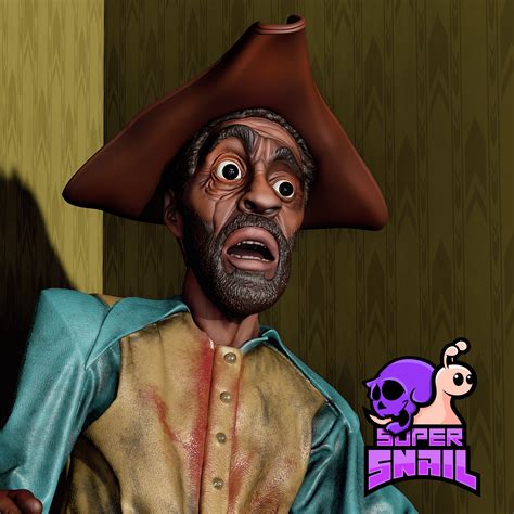 🎬 Captain Clark Backrooms Movie Statue・ Stl File For 3d Printing・cults