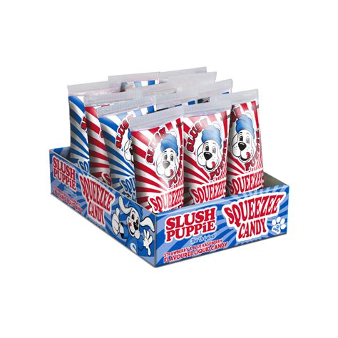 Slush Puppie Squeezee Candy 12 X 60g Fruity Gel Candy Tubes — Buysnacksuk