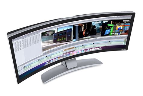 Worlds First Curved Desktop Monitor