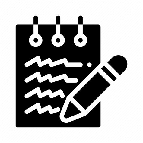 Notepad Notebook Pencil Memo Writing Icon Download On Iconfinder
